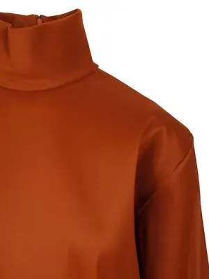 Saint Laurent Silk High-neck Top
