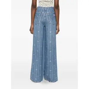 SELF-PORTRAIT Wide-leg Jeans