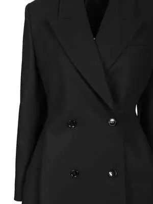 Alaïa Double-breasted Rounded Coat