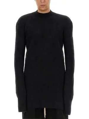 Rick Owens Wool Jersey Sweater - Black