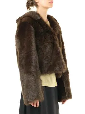 Loewe Shearling Hooded Jacket