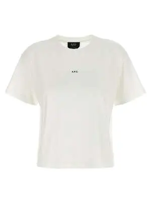 A.p.c. Boxy Micro Logo' T-shirt - Multicolor