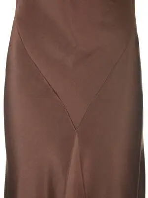 Loewe Long Scarf Dress In Silk Satin