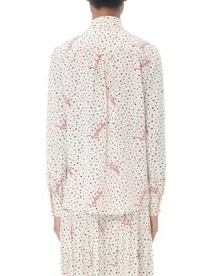 Valentino Garavani Crepe De Chine Printed Shirt - Multicolor