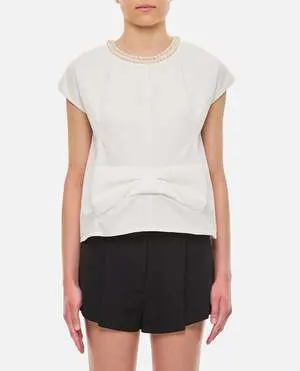 Junya Watanabe Pearl Neckline Blouse - Multicolor
