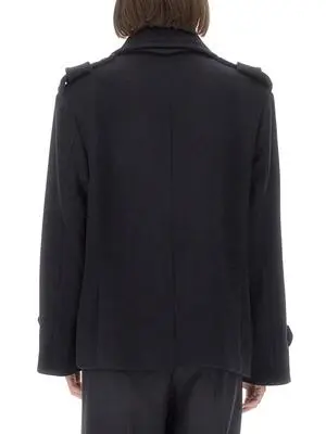 Max Mara Laveno Wool And Cashmere Coat - Blue