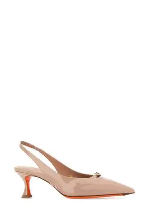 Santoni Leather Pumps - Pink