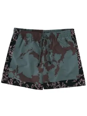 Dries Van Noten Floral Print Swimsuit - Green