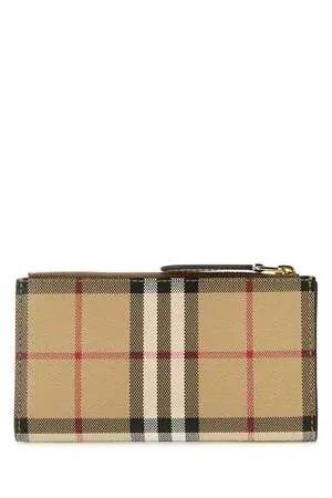 Burberry Printed Canvas Wallet