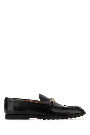 TOD'S Tod's Women Black Leather Loafers