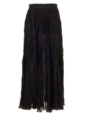 TOTEME Pleated Skirt - Black