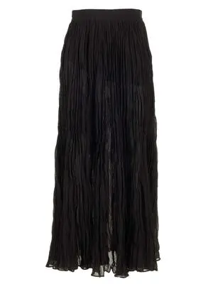 TOTEME Pleated Skirt - Black