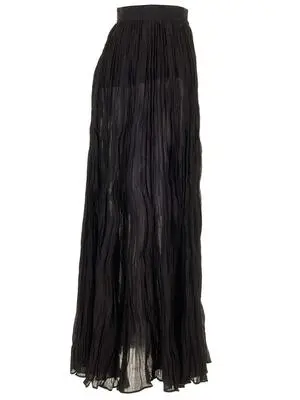 TOTEME Pleated Skirt - Black