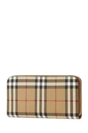 Burberry Printed Canvas Wallet - Multicolor