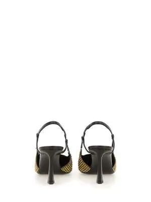 Saint Laurent Embellished Slingback Pumps