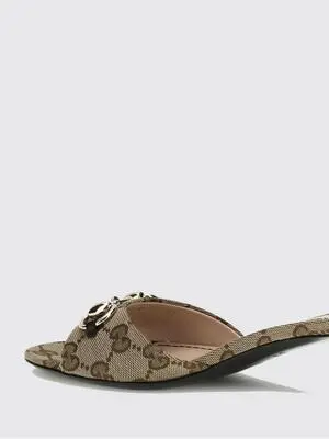 Gucci Gg Jacquard Monogram Cotton Blend Mules