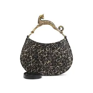 LANVIN Cat Handle Handbag - Black