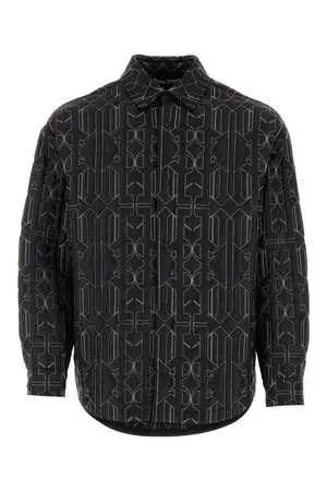 Palm Angels Embroidered Nylon Padded Shirt - Multicolor