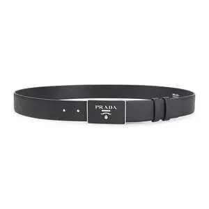 Prada Leather Belt - Black