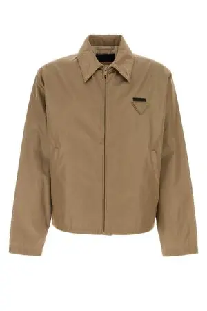 Prada Cappuccino Re-nylon Jacket - Brown