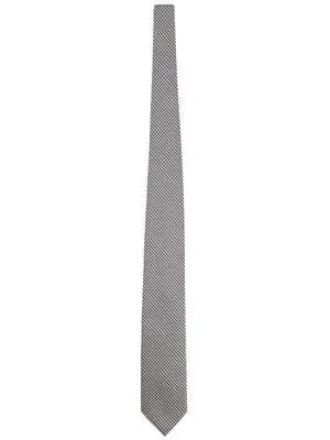 TOM FORD Printed Silk Tie - Black