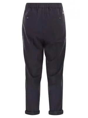Herno Cashmere And Silk Trousers