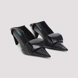 Loewe Origami Flap Back Pumps - Black
