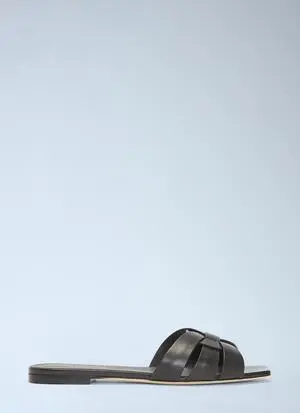 Saint Laurent Tribute Sandals - Black