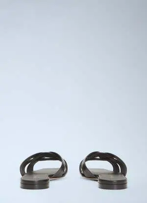 Saint Laurent Tribute Leather Sandals