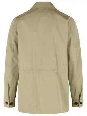 Burberry Bradmore Pinsparrow Beige' Cotton Jacket - Cream