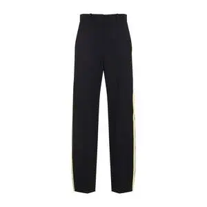 Loewe Graphic Paneled Wool Trousers