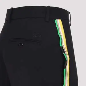 Loewe Graphic Paneled Wool Trousers
