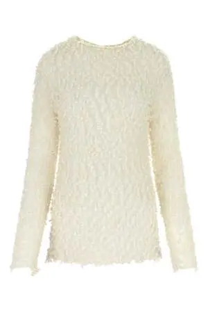 JIL SANDER Mesh Top - White