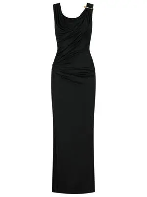 Versace Viscose Dress - Black