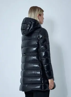 Moncler Courcelles Long Down Coat