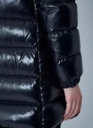 Moncler Courcelles Long Down Coat - Black