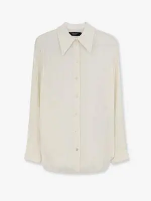 Gucci Silk Shirt With Chain And Incrocio Gg Motif - Multicolor