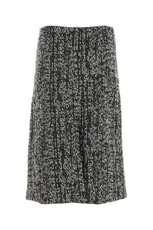 LANVIN Two-tone Boucle Skirt