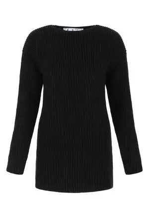Off-White Wool Sweater - Black