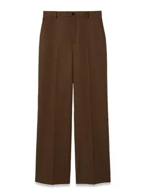 Gucci Wide-leg Pants - Brown