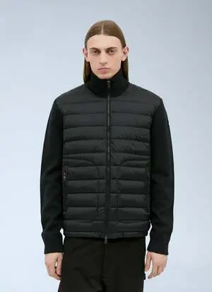 Moncler Padded Zip-up Cardigan - Black