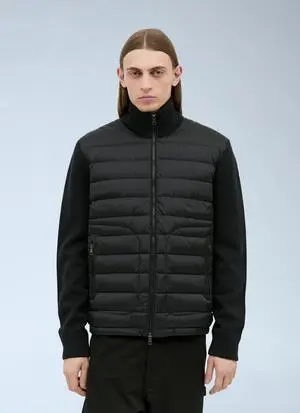 Moncler Padded Zip-up Cardigan - Black