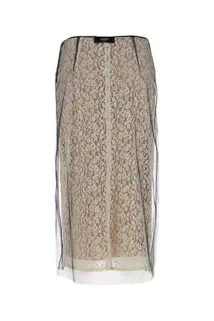 Fendi Black Lace Skirt