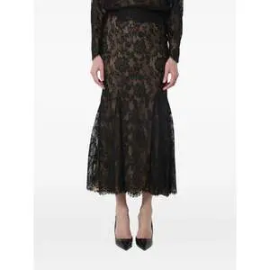 SELF-PORTRAIT Skirts Fitted Skirts - Black