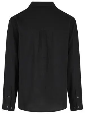 Séfr Leo' Cotton Shirt - Black