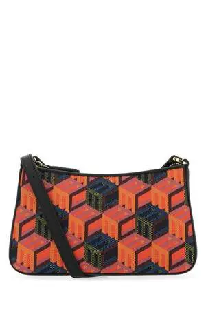 Mcm Embroidered Fabric Rockstar Crossbody Bag - Multicolor
