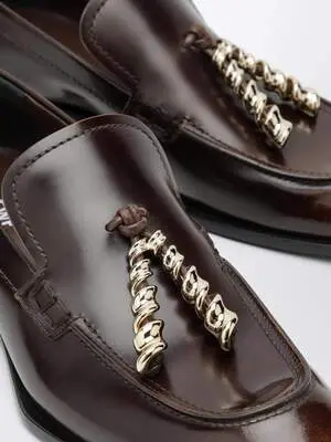 Loewe Calf Leather Loafer - Brown