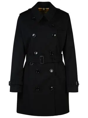 Burberry Kensington Trench Coat - Black