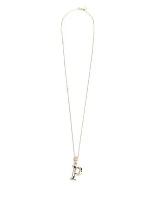 Chloé CHLOE Brass P Necklace Gold