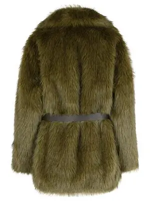 P.a.r.o.s.h Faux Fur Jacket - Green